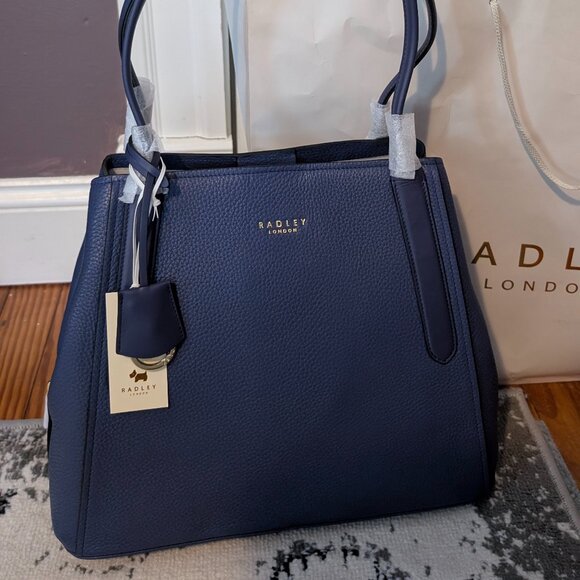 RADLEY LONDON | Bags | Radley London Medium Blue Shoulder Bag Brand New ...